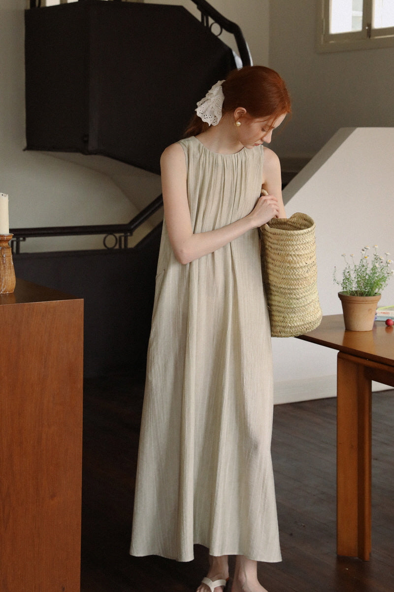 Slouchy Tie A-Line Dress – zenvibes